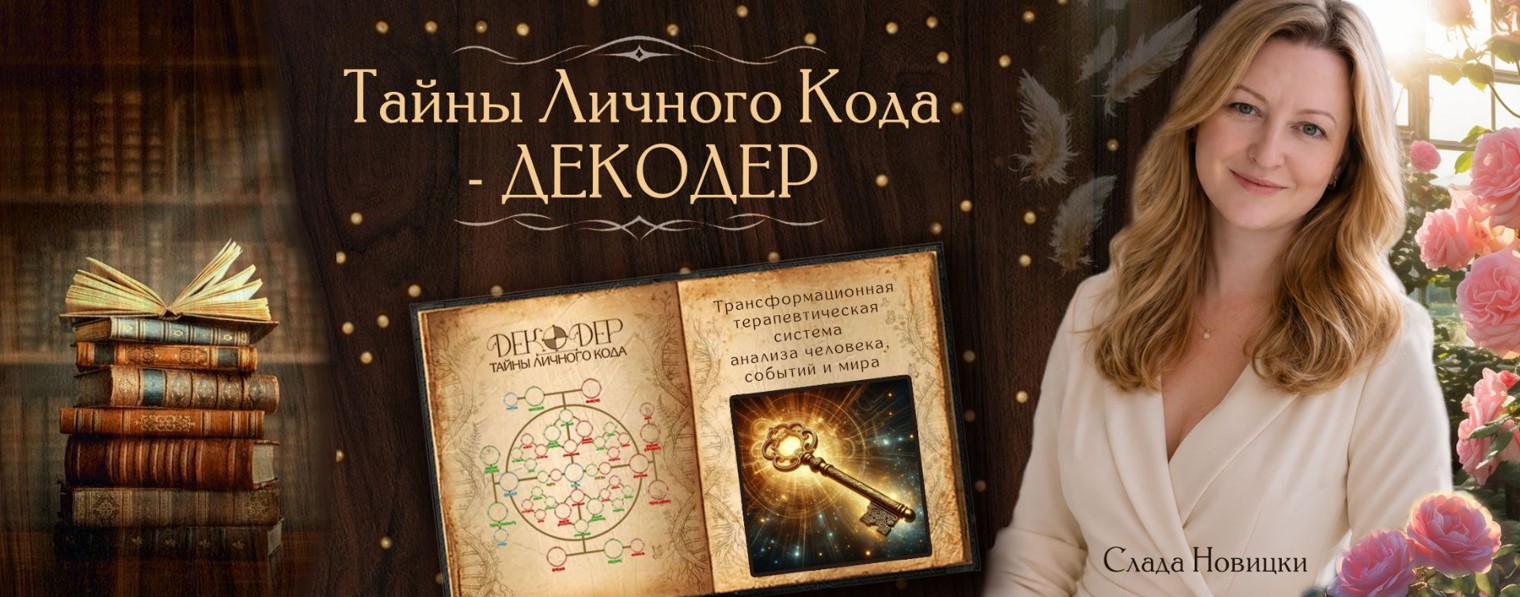 "ТАЙНЫ ЛИЧНОГО КОДА - ДЕКОДЕР" - Слада Новицки