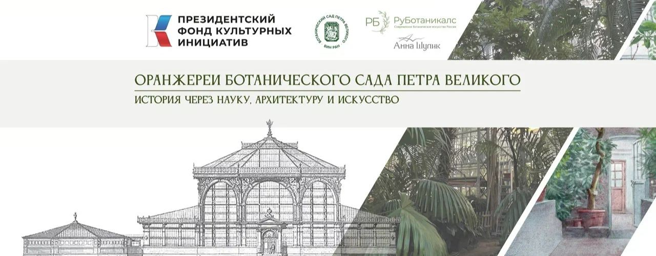 Оранжереи Ботанического сада Петра Великого