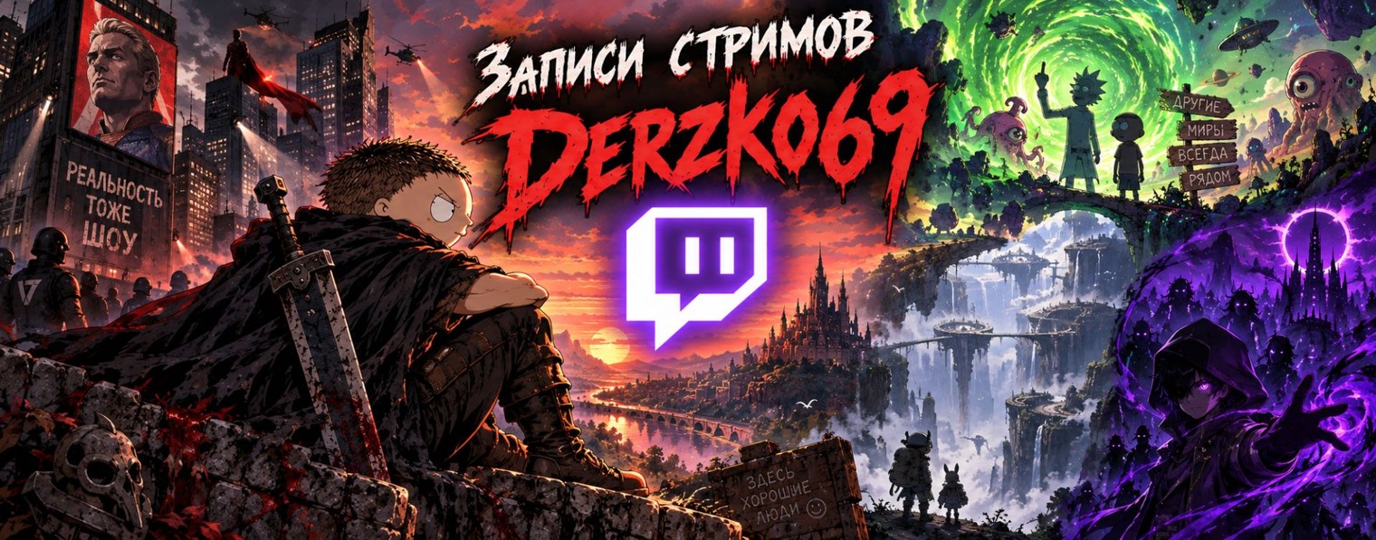 Стримы Twitch от Derzko69