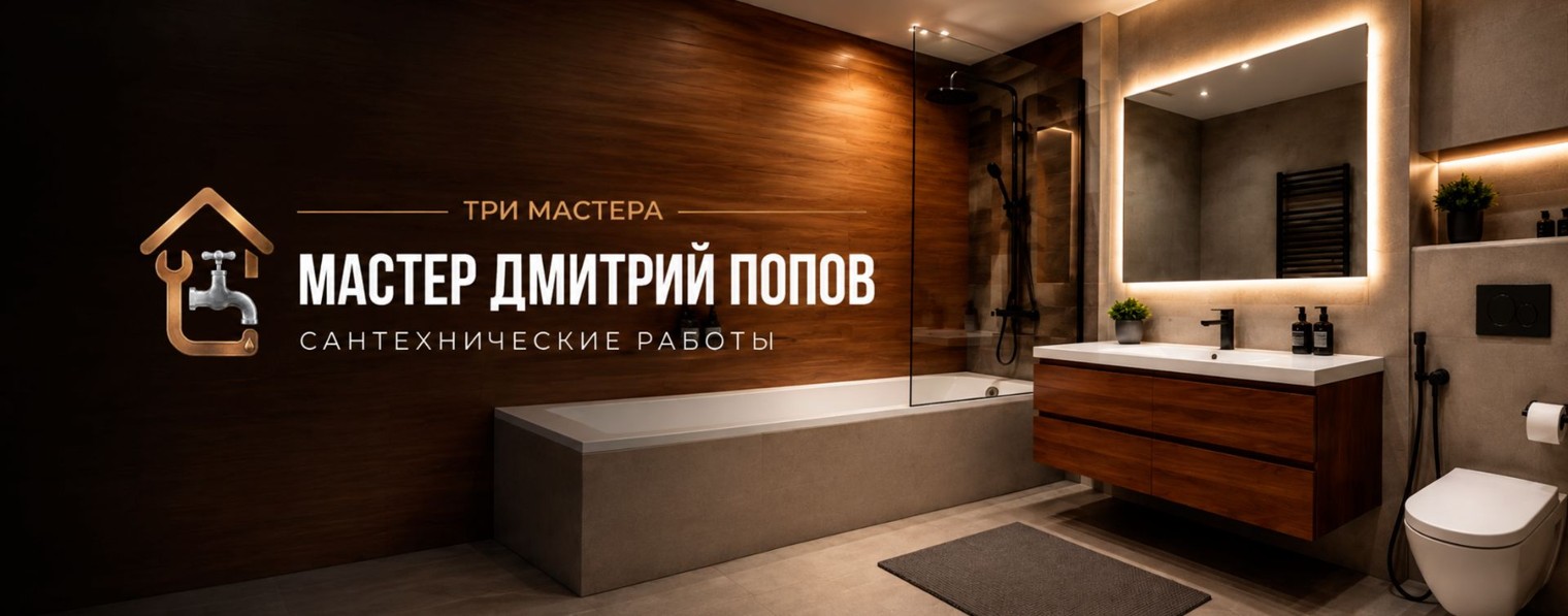 Три мастера | Сантехник Дмитрий Попов