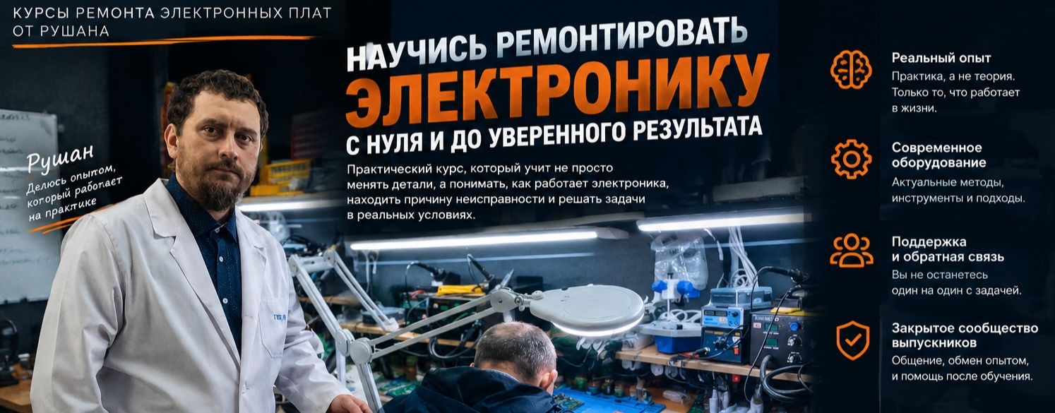 КУРСЫ ПО РЕМОНТУ ПЛАТ