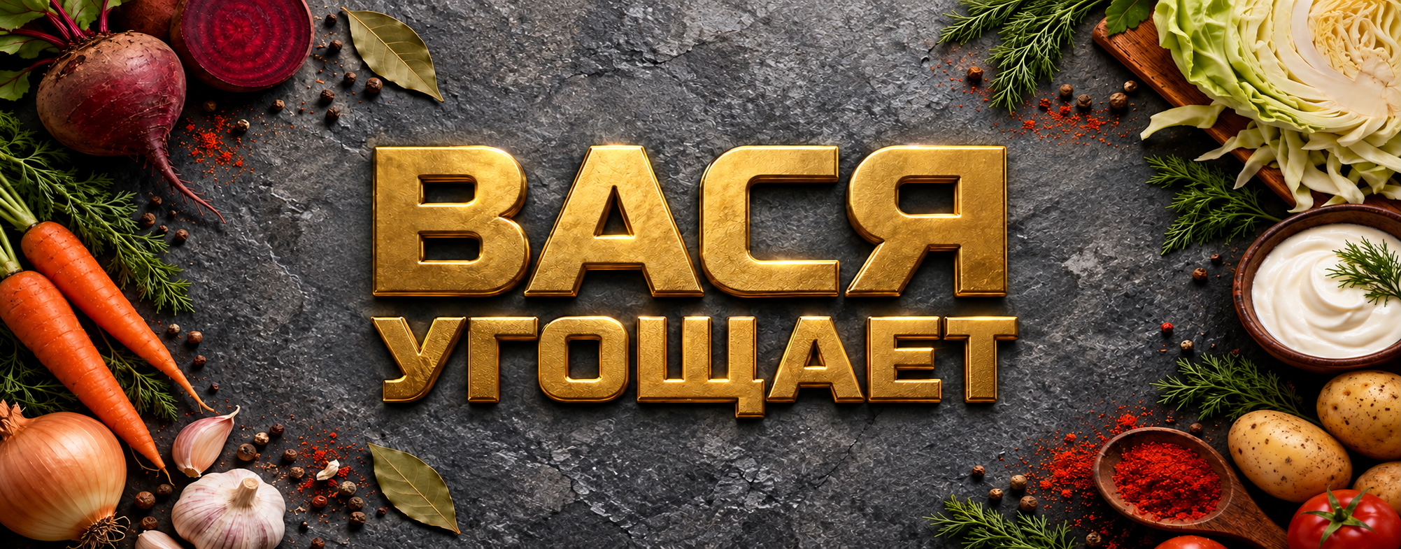 ВАСЯ УГОЩАЕТ