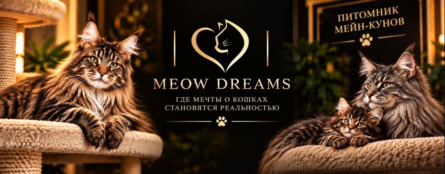 Meow Dreams - питомник кошек  Мейн-Кун.