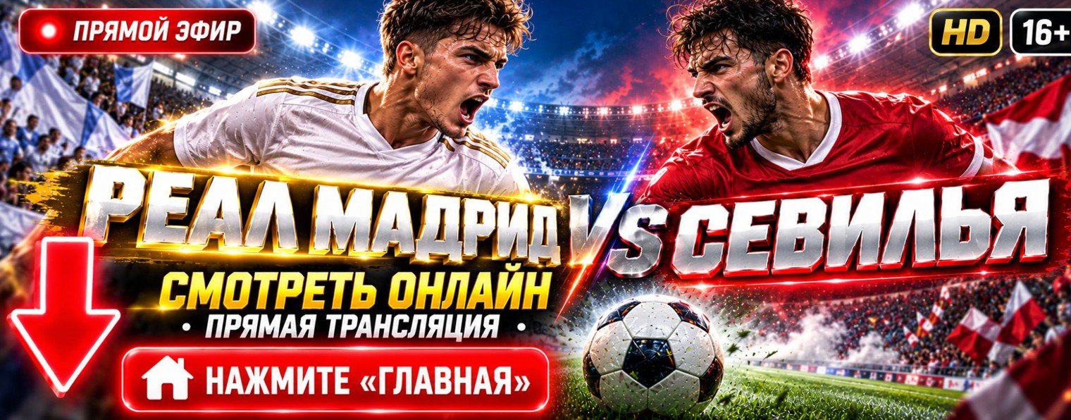 РЕАЛ МАДРИД — СЕВИЛЬЯ ОНЛАЙН 9 ТУР LIVE 18.10.2026