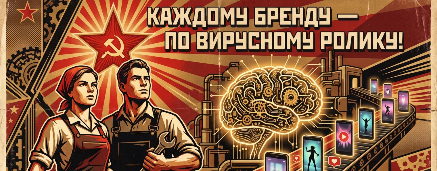 Контент завод имени Ленина — ИИ реклама