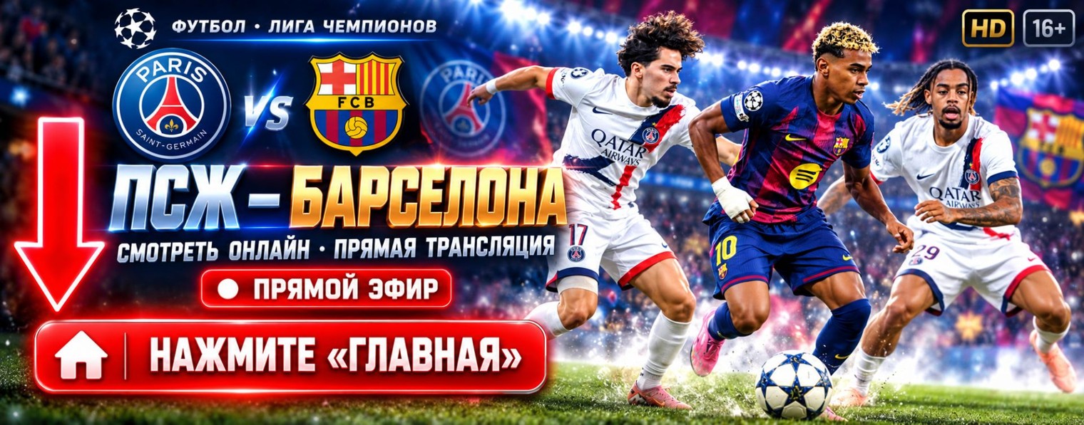 @~~~[LIVE==] ПСЖ — БАРСЕЛОНА ЛИГА ЧЕМПИОНОВ ОНЛАЙН