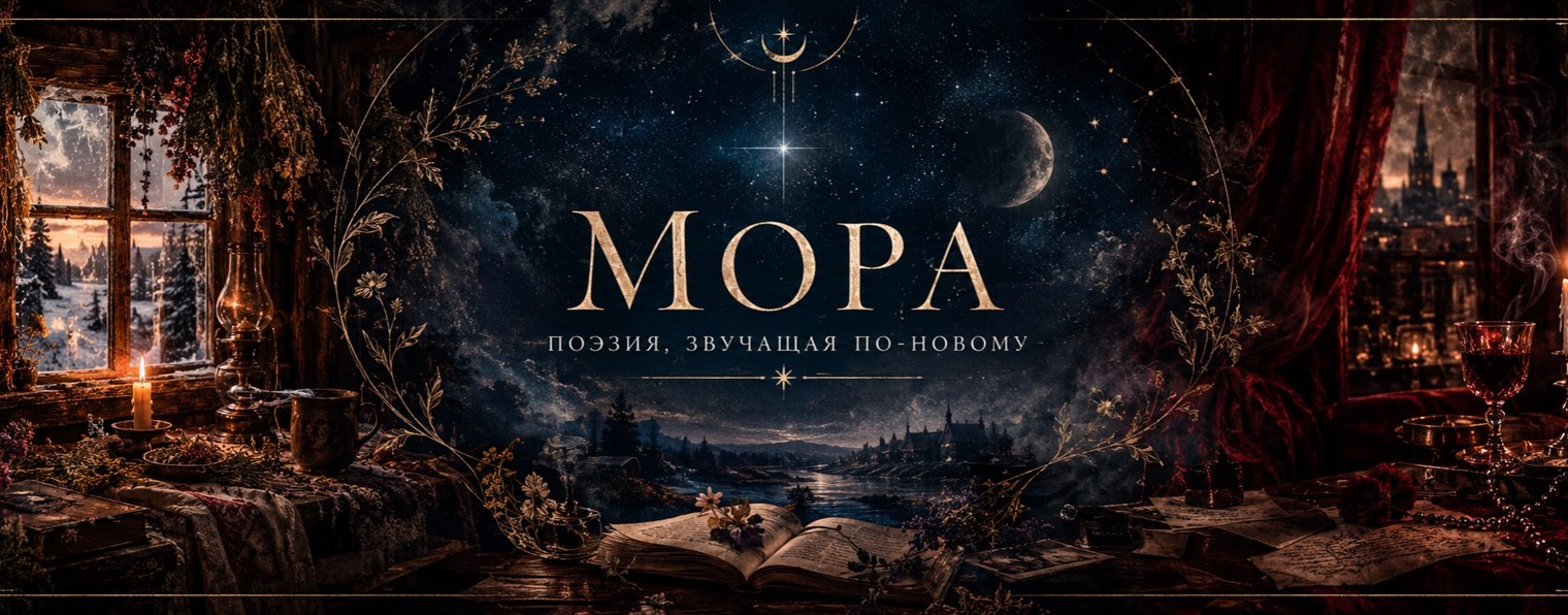 **МОРА | Поэзия, звучащая по-новому** 🖤