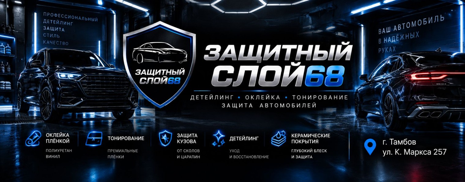 Защитный слой 68 | Детейлинг, оклейка и тонировка