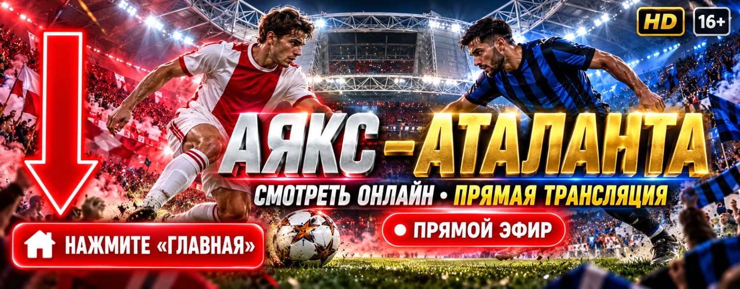 Аякс — Аталанта: прямая трансляция 22.10.2026 LIVE