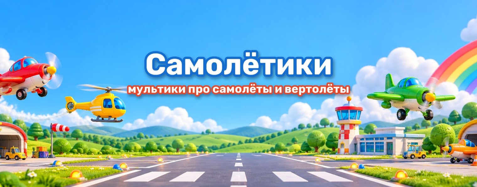 Самолётики — мультики про самолёты для малышей