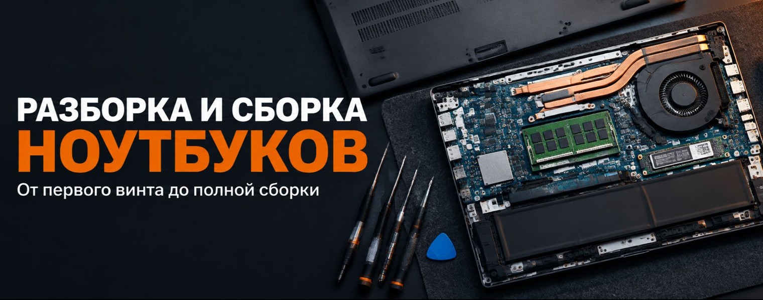 Разборка/сборка ноутбуков и другой техники