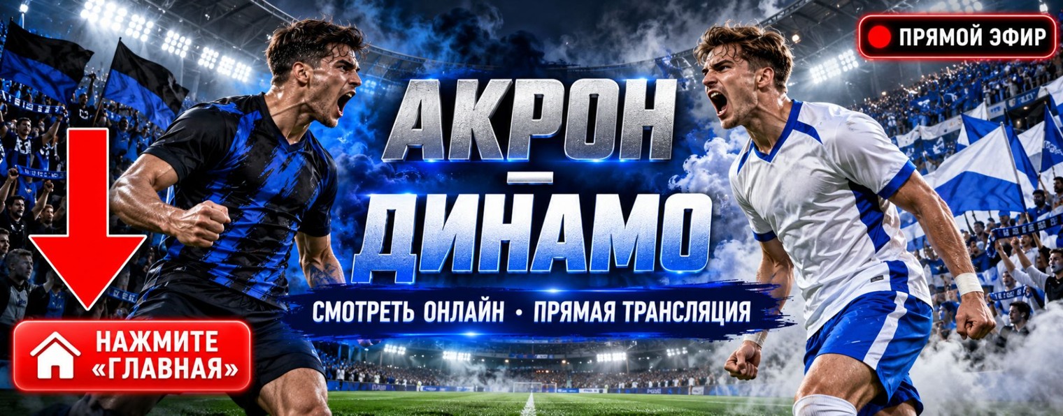★ АКРОН ДИНАМО ВО СКОЛЬКО ИГРА, СЧЕТ И СОСТАВЫ РПЛ