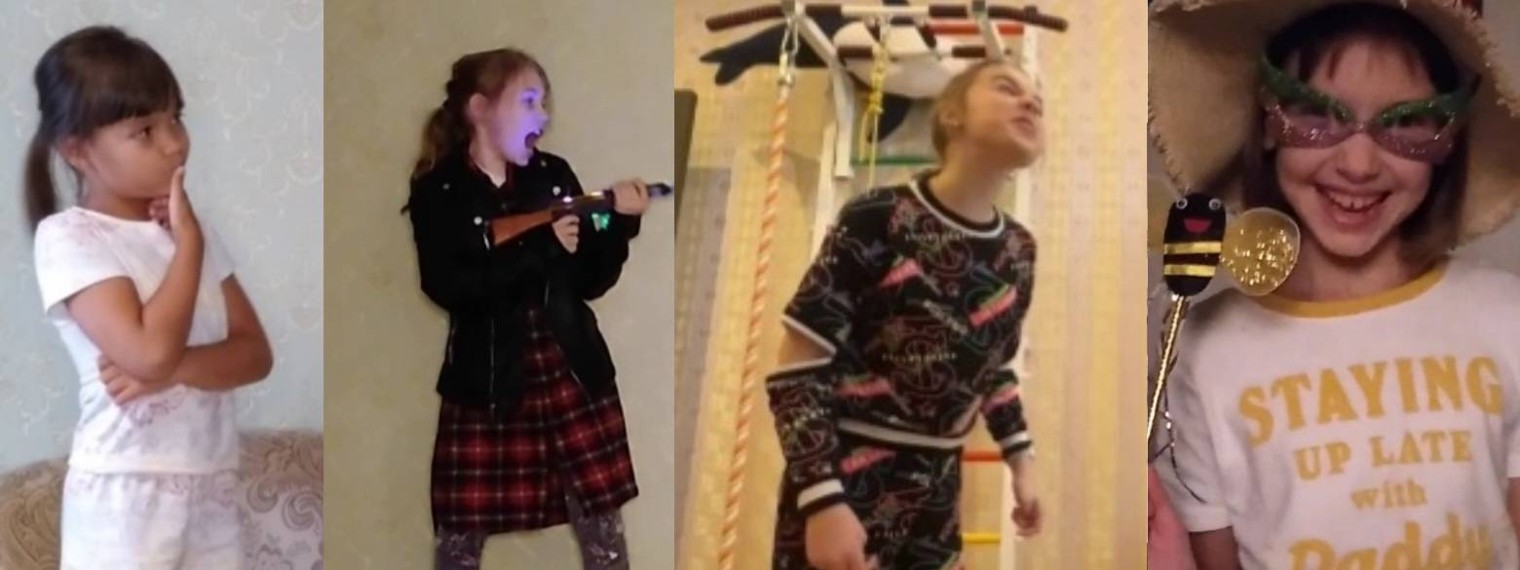 Оля и ребята