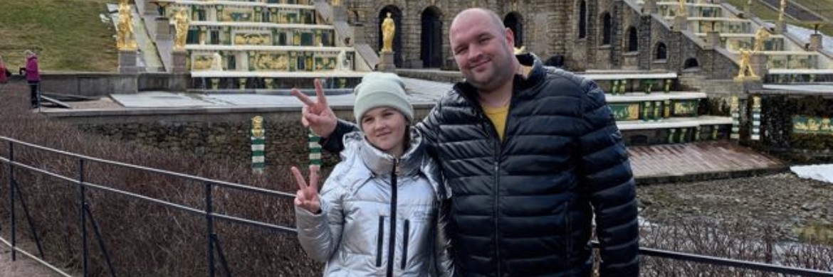 Папа и дочка