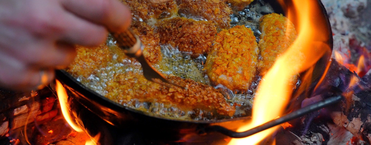 КУХНЯ В ЛЕСУ🌲🎣