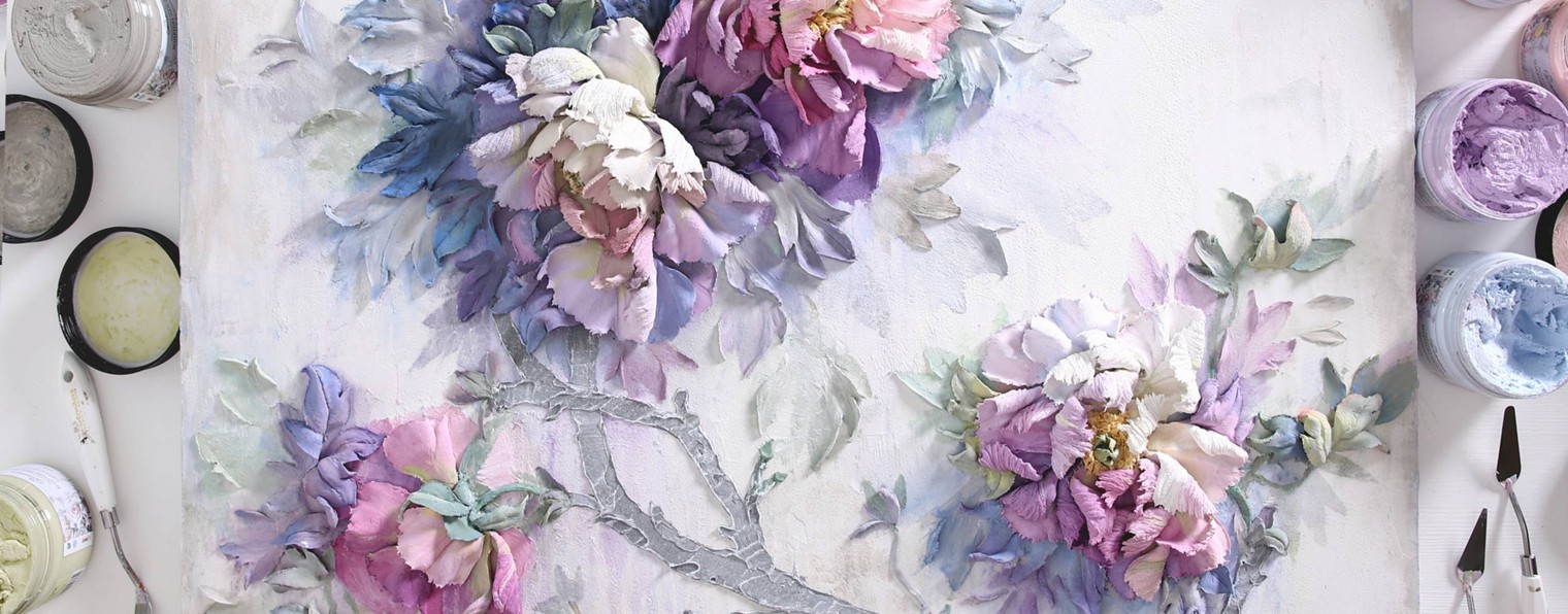 Скульптурная живопись Евгении Ермиловой