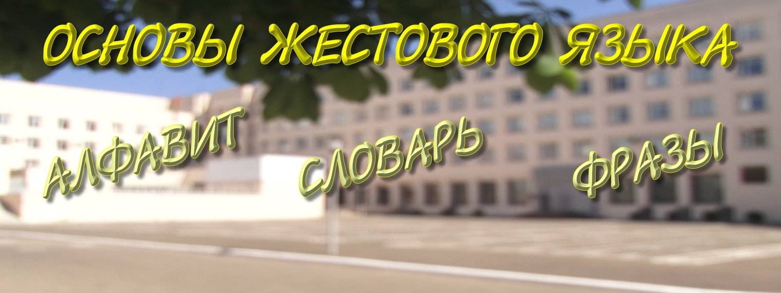 ОСНОВЫ ЖЕСТОВОГО ЯЗЫКА