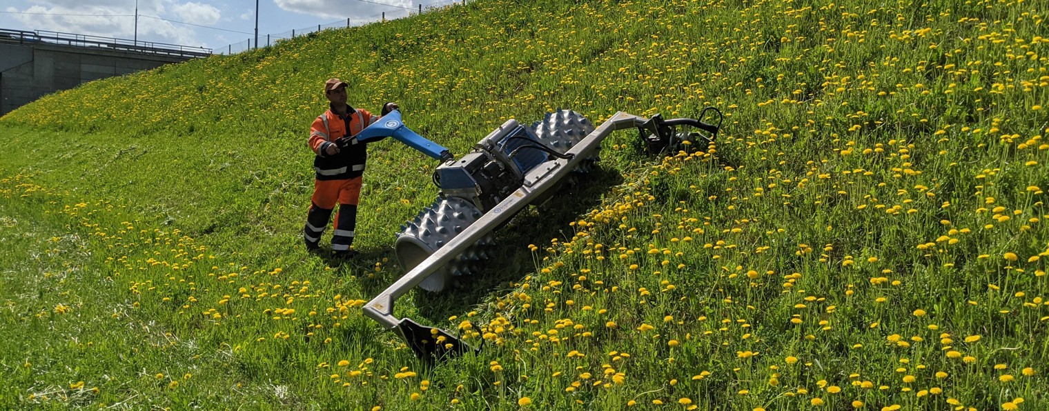 Brielmaier - широкозахватные косилки для склонов