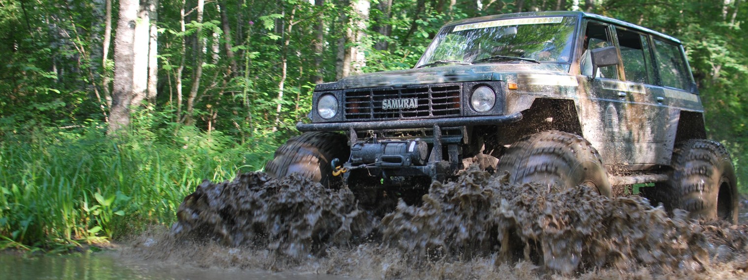 Вездеход Самурай на колесах низкого давления