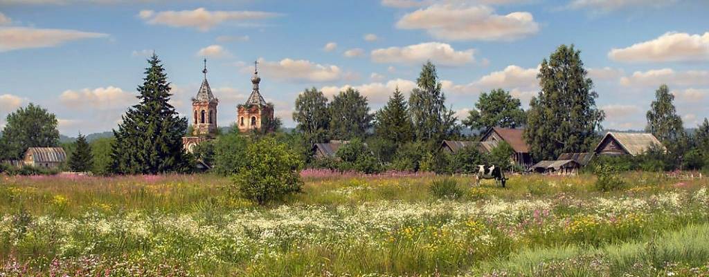 Радость деревенской жизни.
