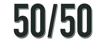 50/50