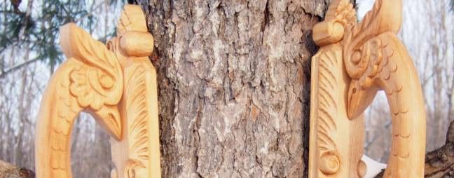 Амурские украсы. Резьба по дереву
