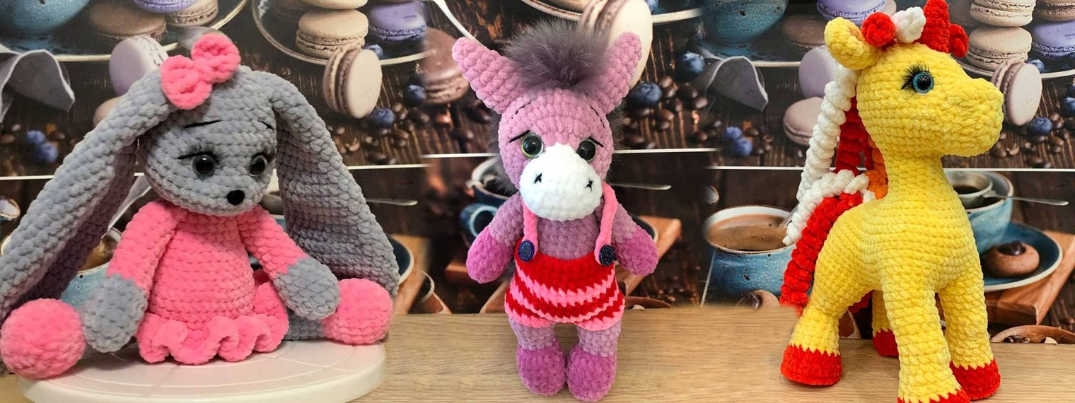 Вязаные игрушки. Амигуруми