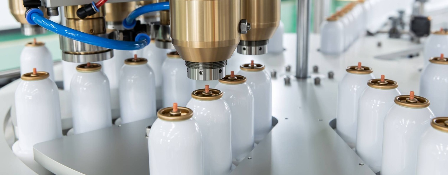 машина для наполнения аэрозолей Meitar