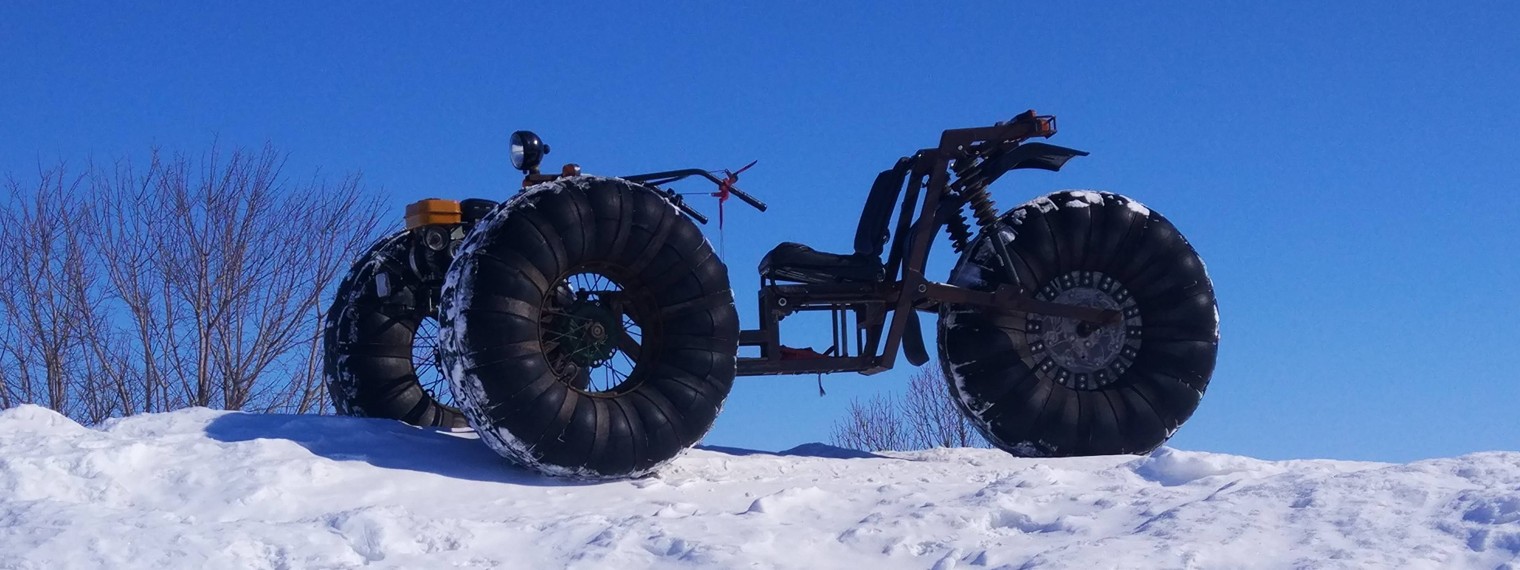 Самодельный вездеход трицикл из мотоблока