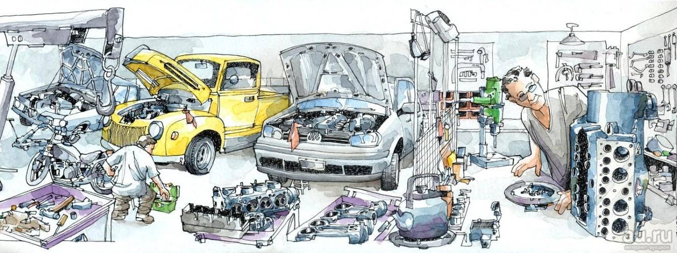 Гаражный бездельник.