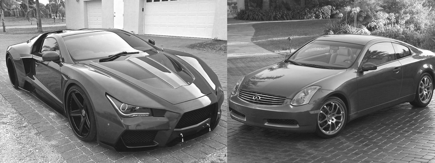 Replica sports car 555