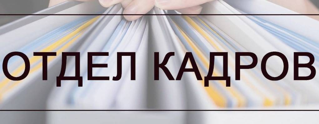 Отдел кадров с нуля