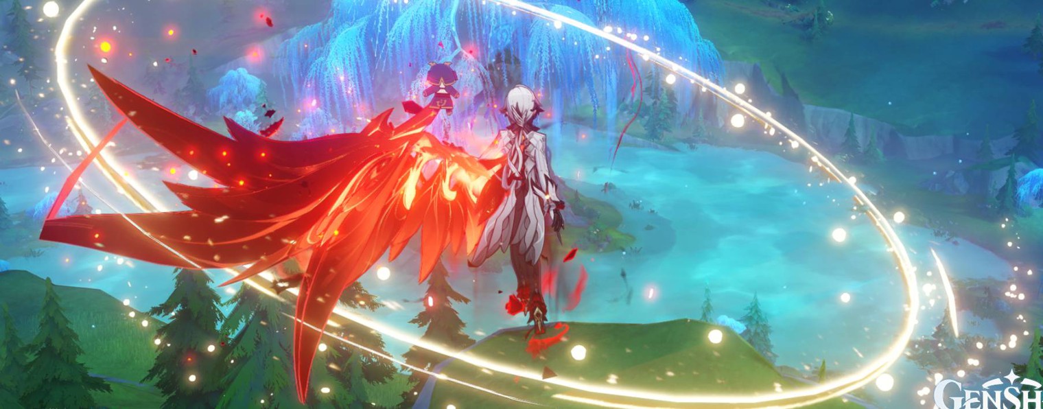 Геншин в сердечке