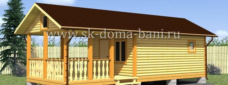 Бани из бруса Москва Московская область недорого