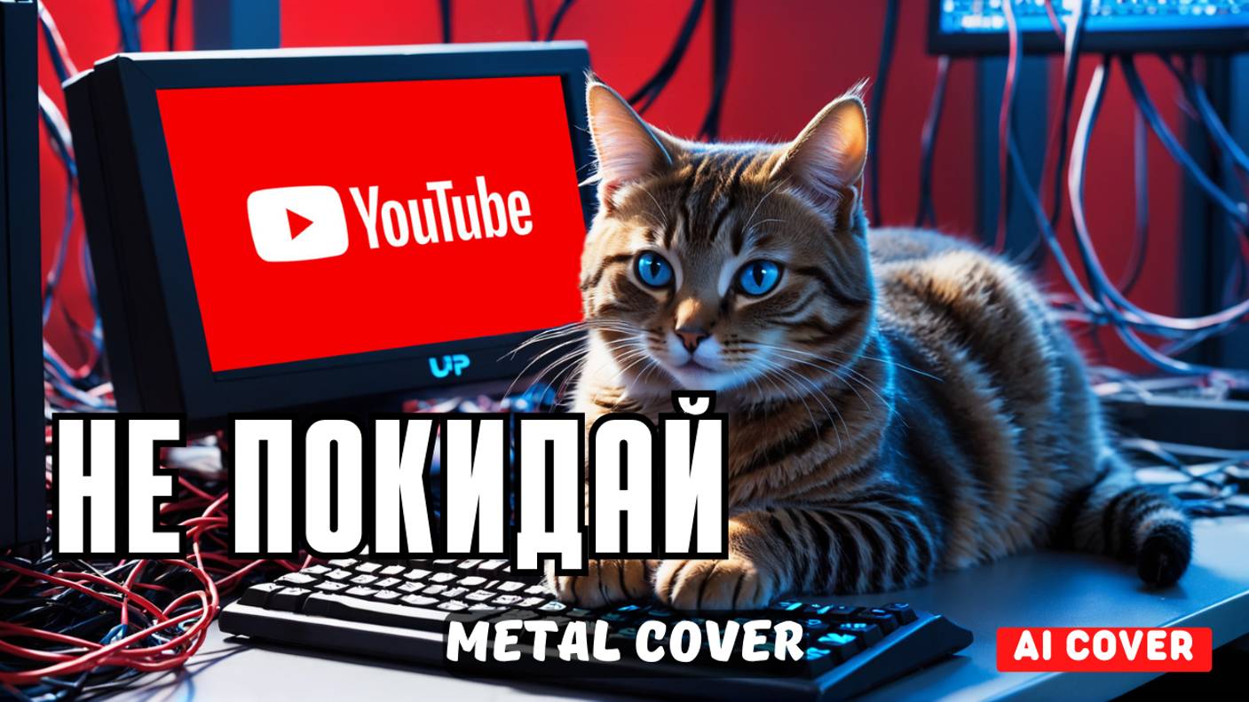 Не покидай (Ai cover) - Metal Cover