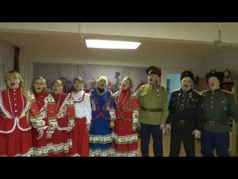 Саяногорск. Казачий хор "Бережина". Народная песня: «Ой, ты, степь широкая»