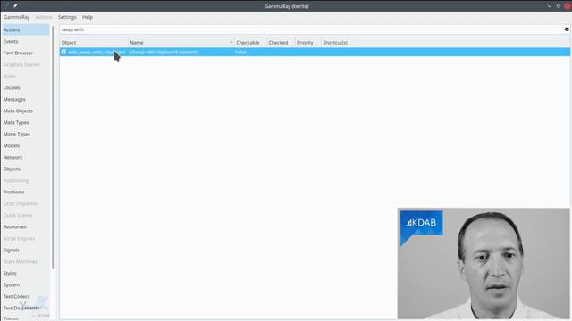 GammaRay Tutorials for Qt Widgets Applications - Finding the Code Triggered by a QAction