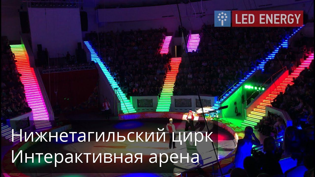 Нижнетагильский государственный цирк, внутреннее освещение