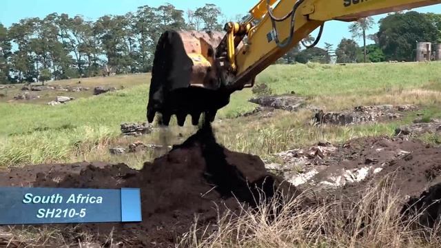 Экскаватор Sumitomo SH210-5. Южная Африка