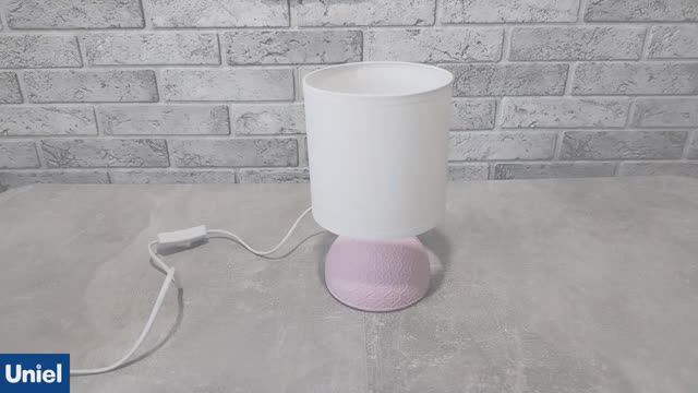 Настольный светильник Uniel UML-B302 E14 PINK UL-00010754