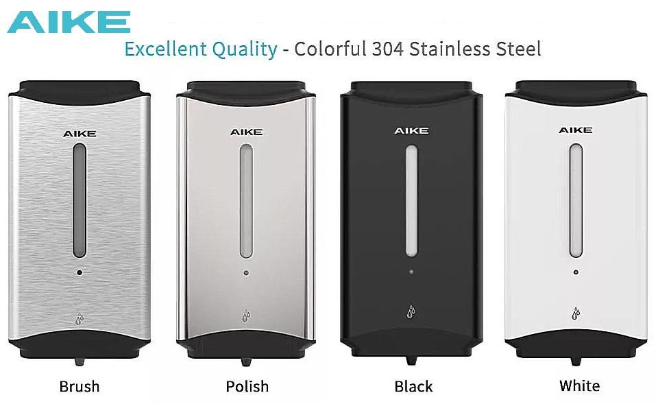 Модель AIKE AK1206 Автодозатор мыла (Нержавейка).mp4