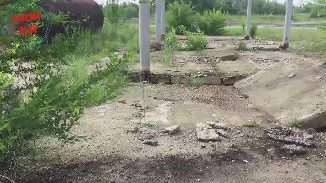 Автодорога М5. Заброшенная автозаправка