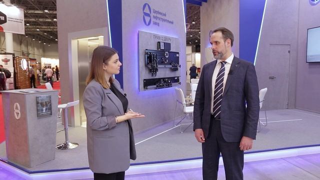 Интервью на выставке «Сибирская строительная неделя» телеканалу «РБК-Новосибирск»