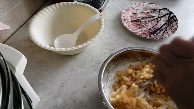 №197  Вкусное мягкое яблочное печенье к чаю. #домашняявыпечка #готовимвкусно #яблочноепеченье