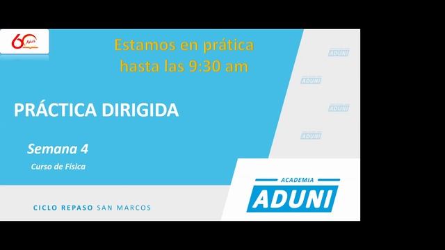 San Marcos REPASO 2021 | Semana 04 Física