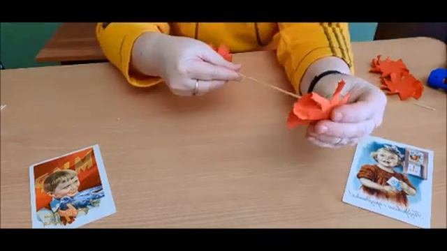 Мастер-класс "Гвоздика - цветок Победы"