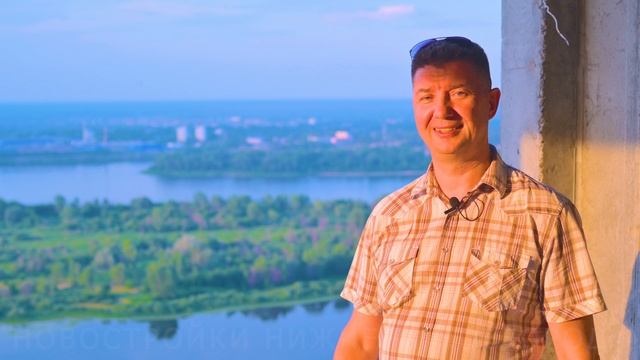 ЖК "Дом на набережной", виды из окон на 15 этаже || Новостройки Нижнего Новгорода || Июль 2022