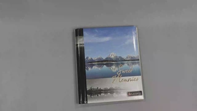 Фотоальбом магнитный 20/30 листов Ландшафт-8 2M3917/3M3917 goluboe ozero