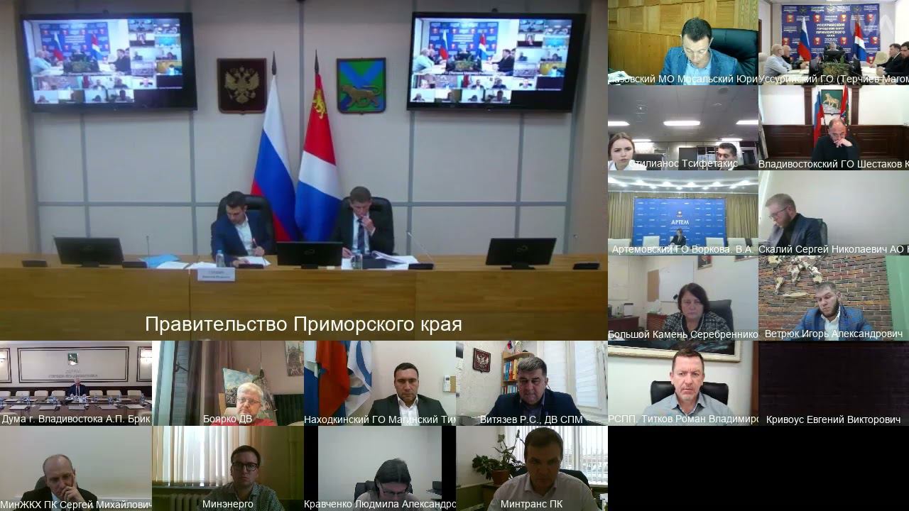 Совет по привлечению инвестиций в экономику Приморского края 17.11.2023 г.