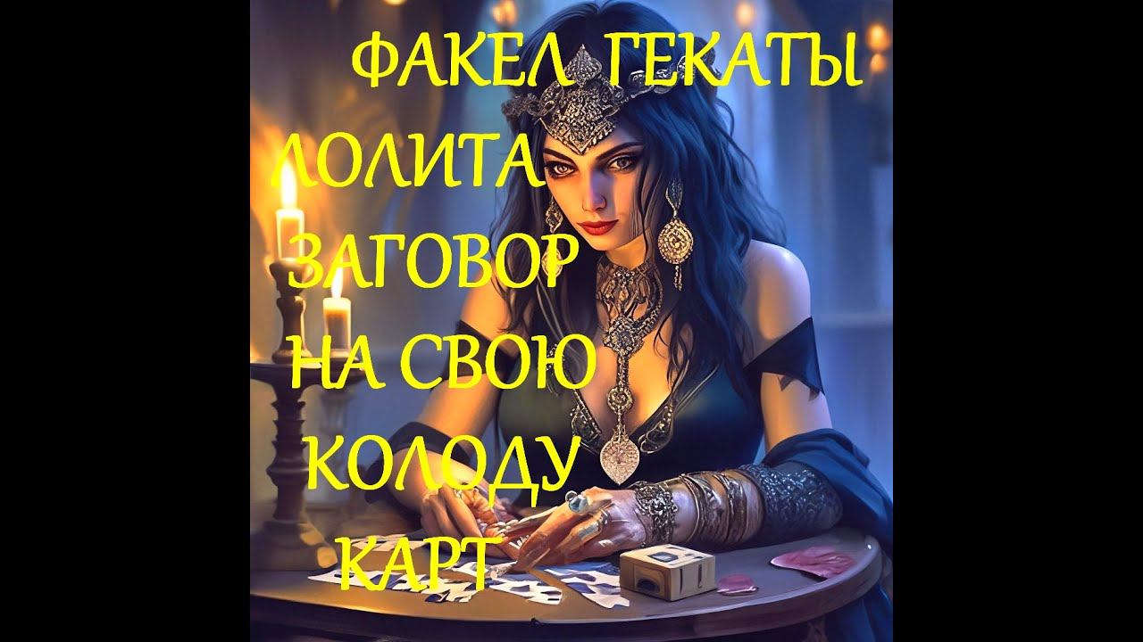 МАГИЧЕСКИЙ ЗАГОВОР НА СВОЮ КОЛОДУ КАРТ РИТУАЛ МАСТЕРА ЛЕКЦИИ МАСТЕРА ФАКЕЛ ГЕКАТЫ ЛОЛИТА Видео № 528